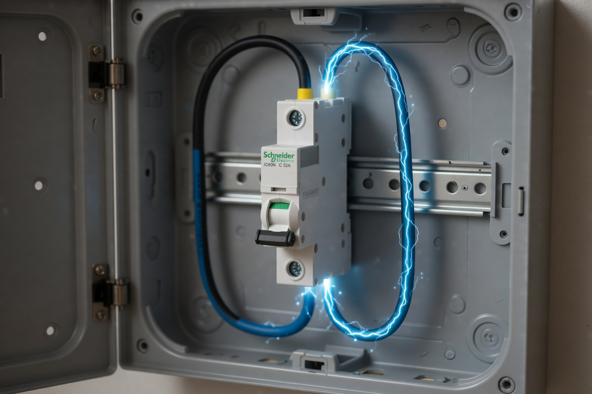 Schneider Electric Выключатель автоматический однополюсный 32А С iC60N 6кА (A9F79132)
