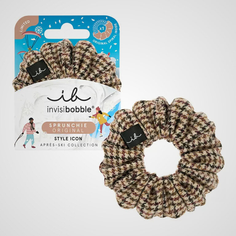 Резинка-браслет для волос SPRUNCHIE Apres Ski Jacquard Invisibobble SPRUNCHIE Apres Ski Jacquard Резинки для волос 1 шт