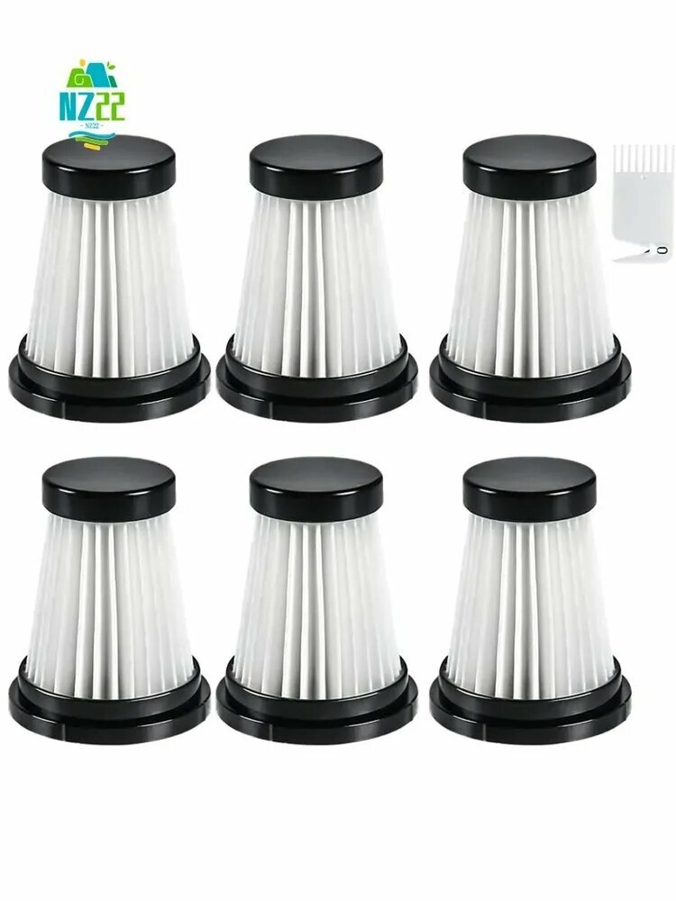 (Q T S U) 6 Сменных Фильтров Для Пылесосов K12 / Pro K13 И Ручного Пылесоса Genius Invictus .0/2.0