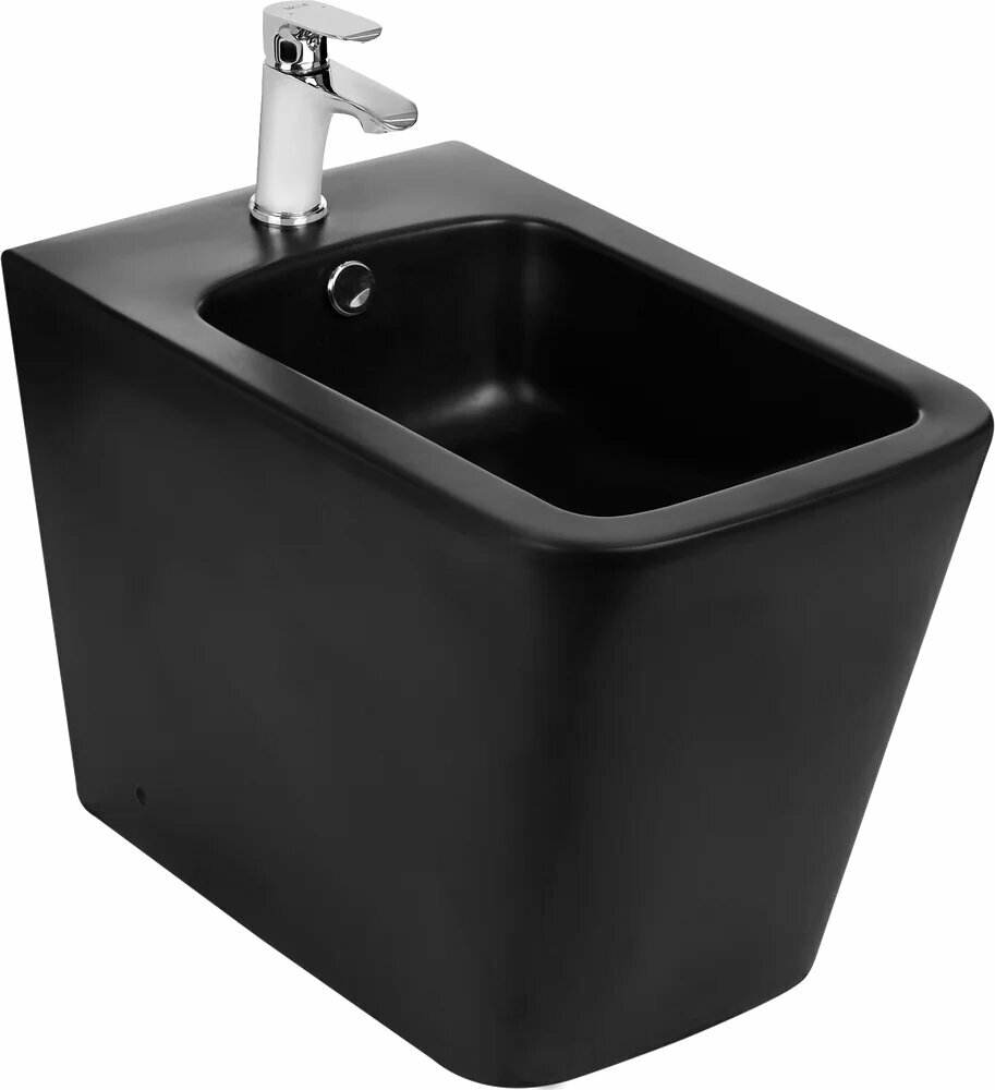 Биде напольное Weltwasser WW SK Gelbach 003 MT-BL матовое черное