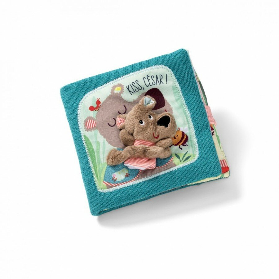 Мягкая книжка Lilliputiens - Двусторонняя книга для малышей с развивающими элементами - 86863