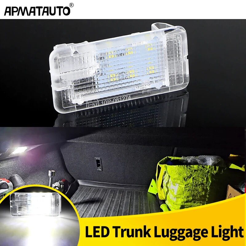 Для Nissan Qashqai 2006-2021 Juke Note Pulsar Kicks Renault Megane автомобильный светодиодный светильник для салона багажника, багажного отделения