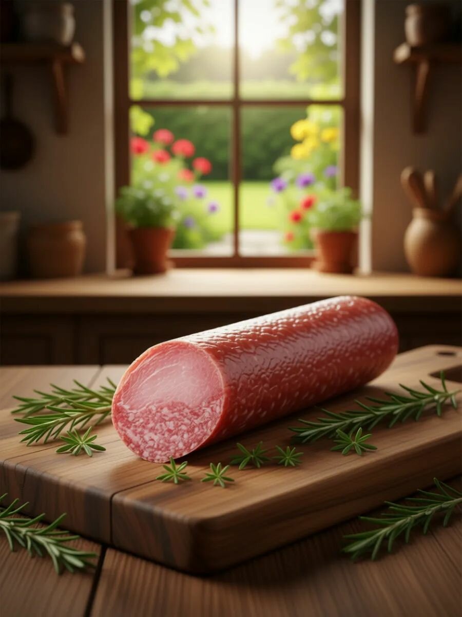 Колбаса "Домашняя с окороком" 500-600 гр