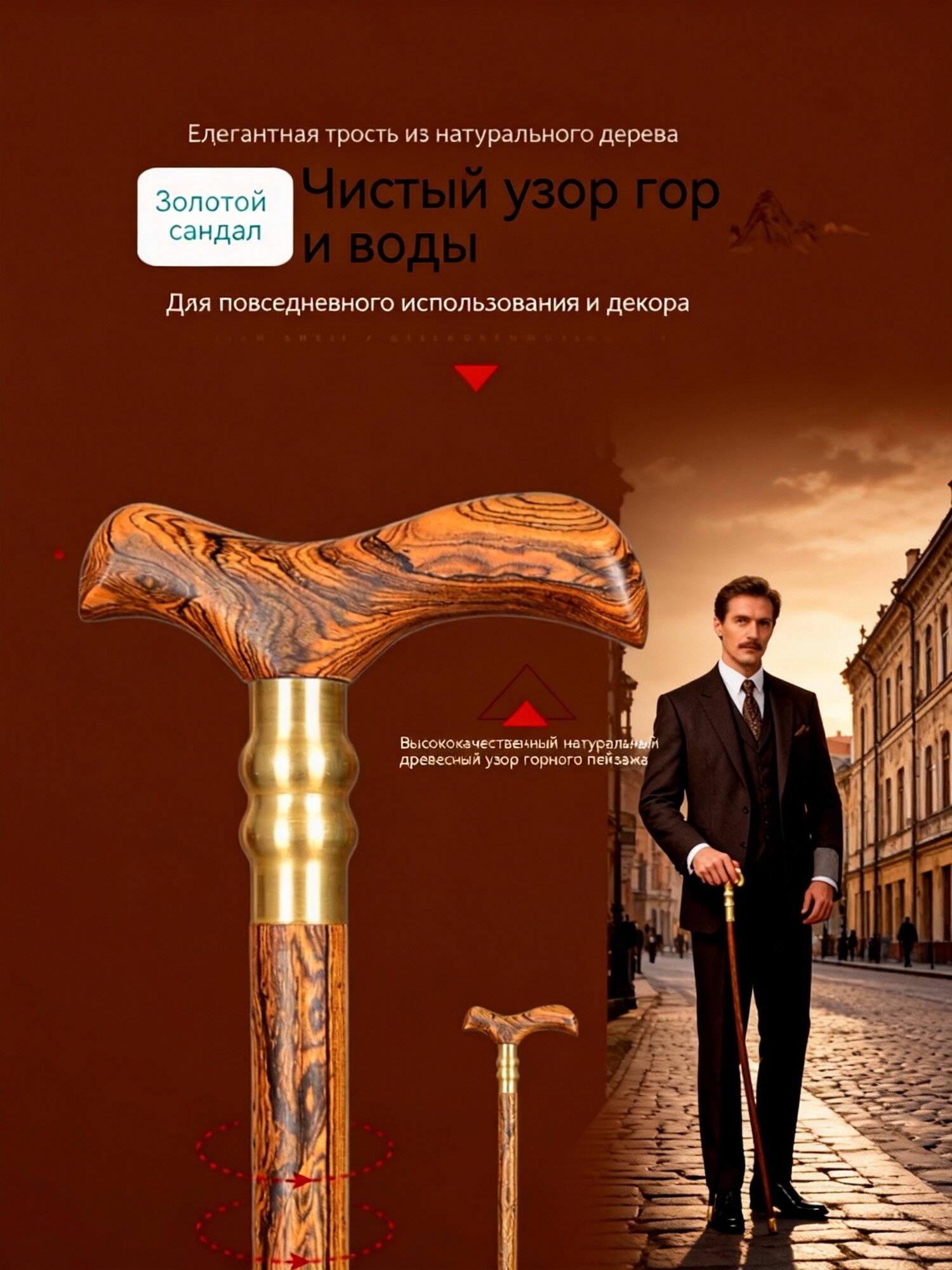 Трость/трость для ходьбы опорная/праздничный , практичное изделие в цвете 203 для повседневного использования