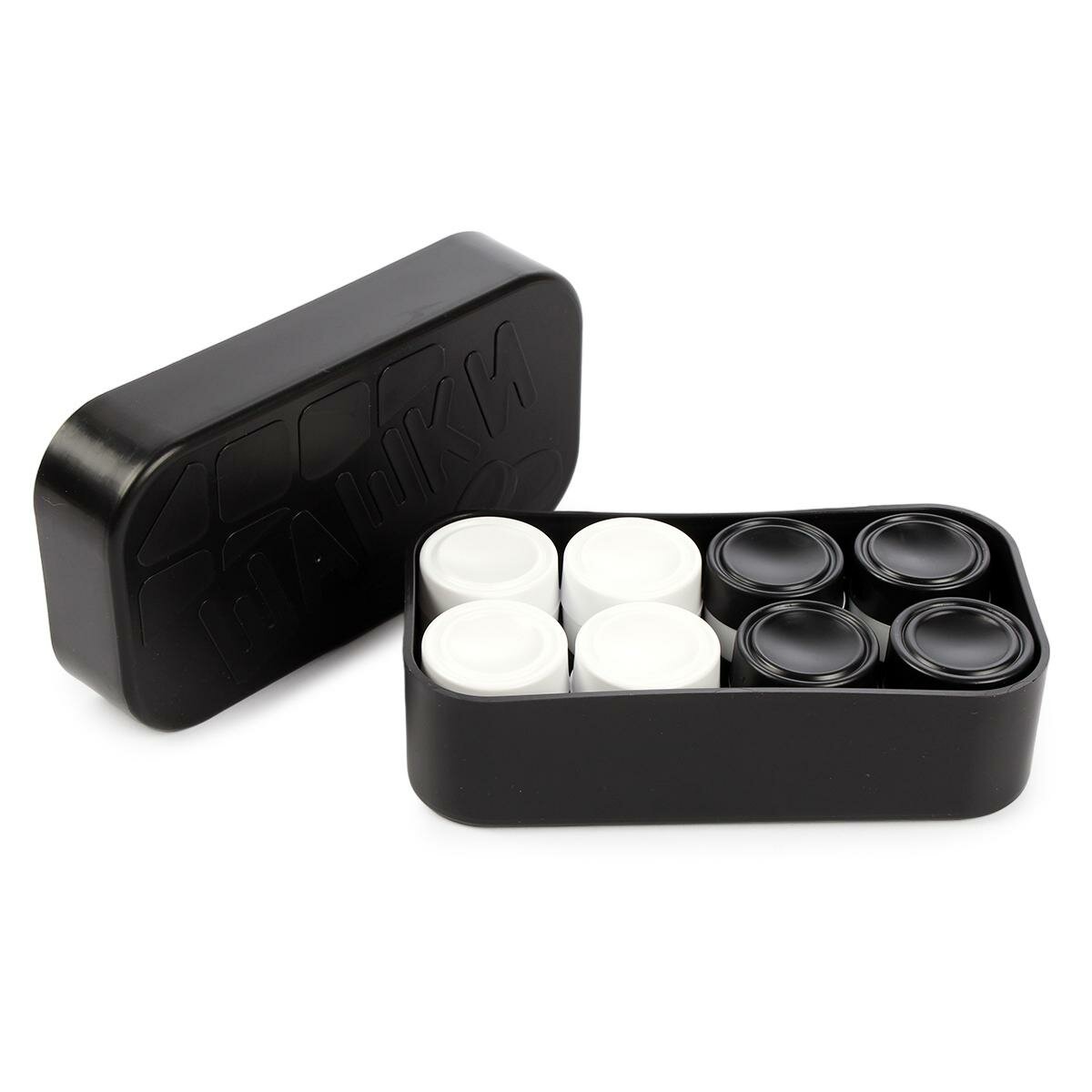 Шашки пластиковые "Совтехстром", набор 24 шт, в удобном футляре, для всей семьи