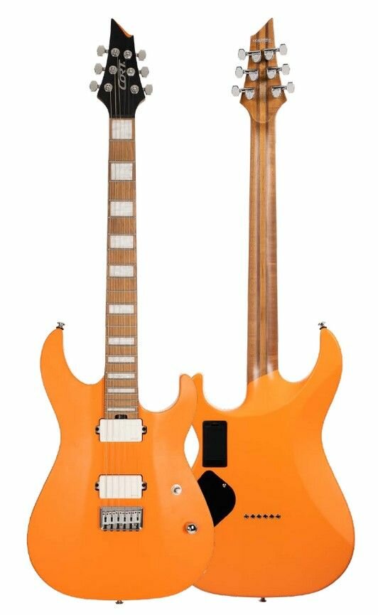 KX600-Infinite-OCS-WBAG KX Series Infinite Электрогитара, оранжевая, с чехлом, Cort
