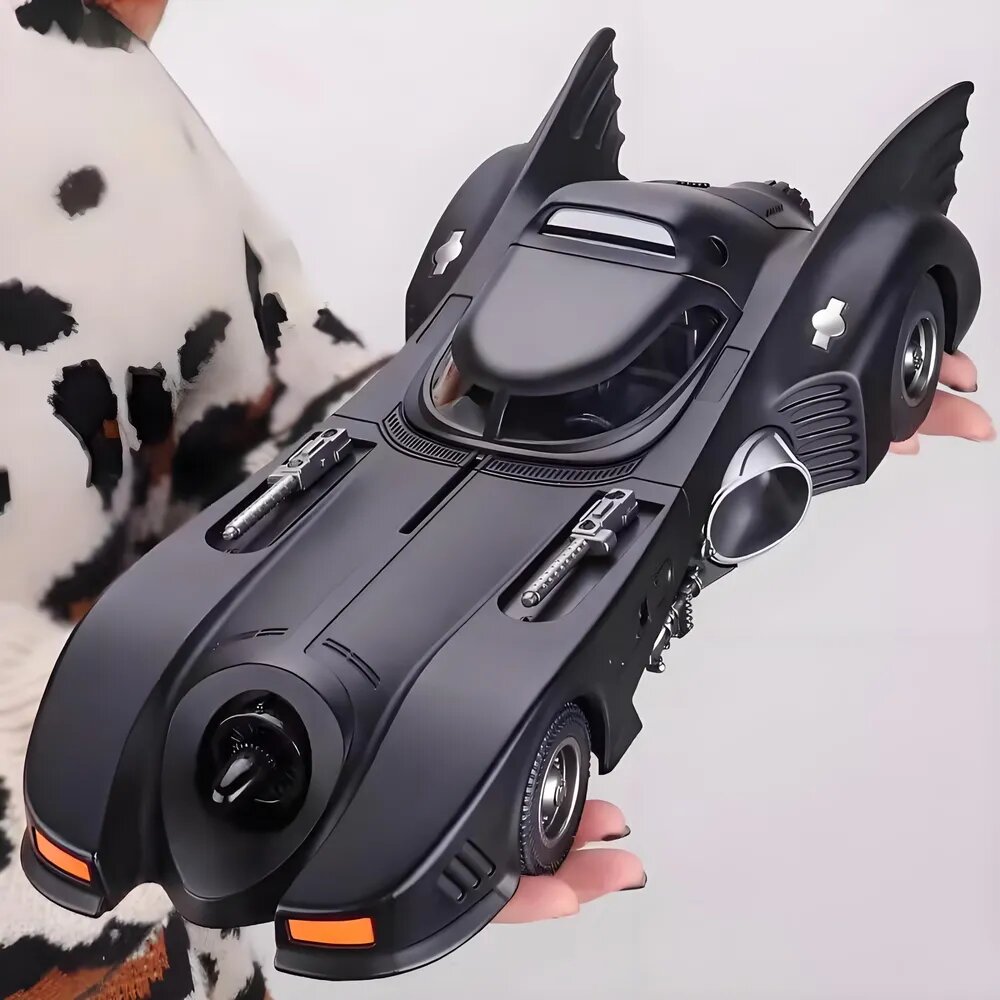 Бэтмобиль 1:18 1989 Batmobile Chariot, Детская игрушечная машинка, Звук и освещение, металлическая модель