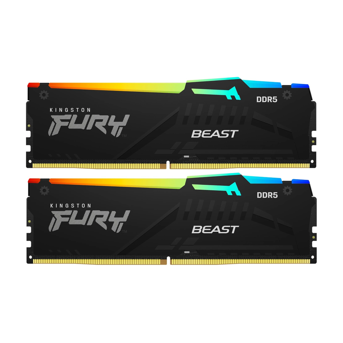 Оперативная память KINGSTON DDR5 DIMM 2х16 Гб (32 Гб) 5600 МГц KF556C40BBAK2-32 черный