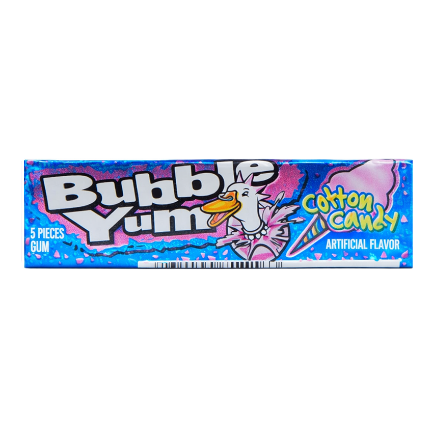 Bubble Yum Cotton Candy Gum жевательная резинка 40 гр