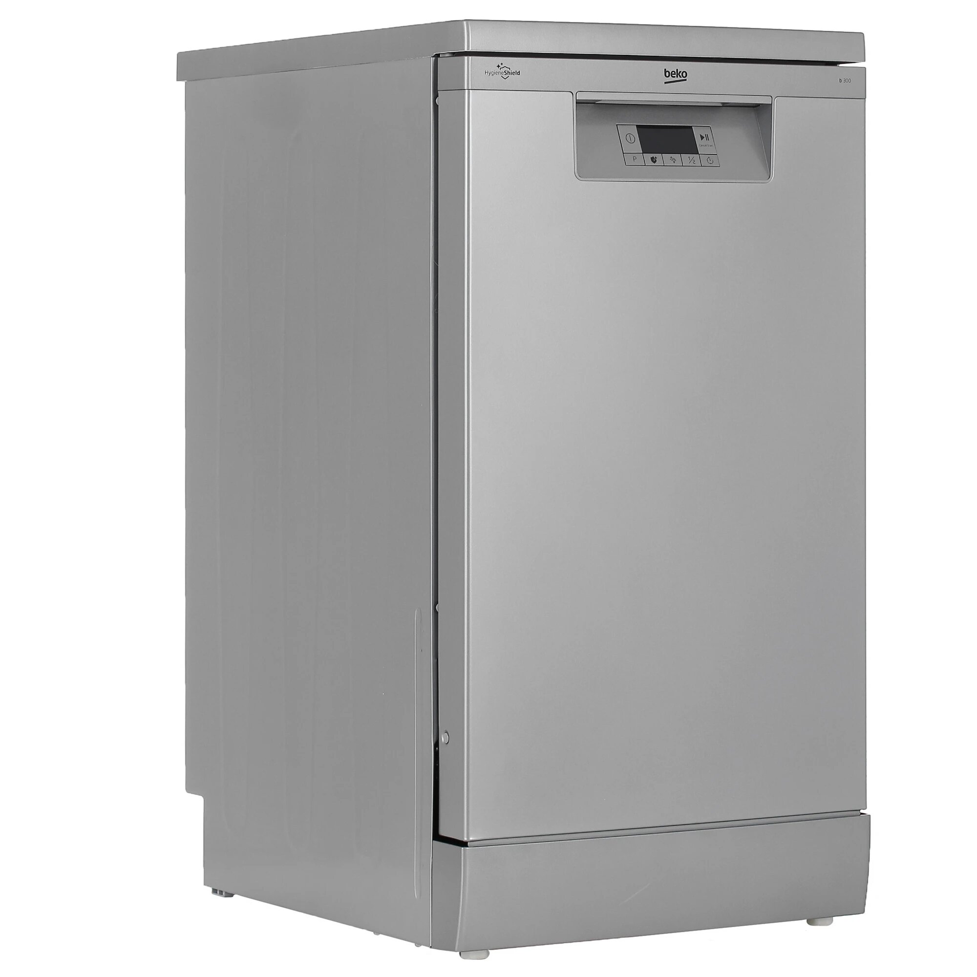 Посудомоечная машина BEKO BDFS15020S 7639408335, 10 комплектов, конденсационная сушка, защита от протечек, серый
