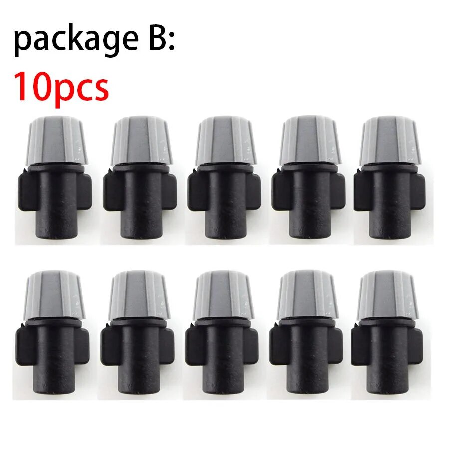 Набор туманных форсунок для орошения 10 шт. Черный, package B