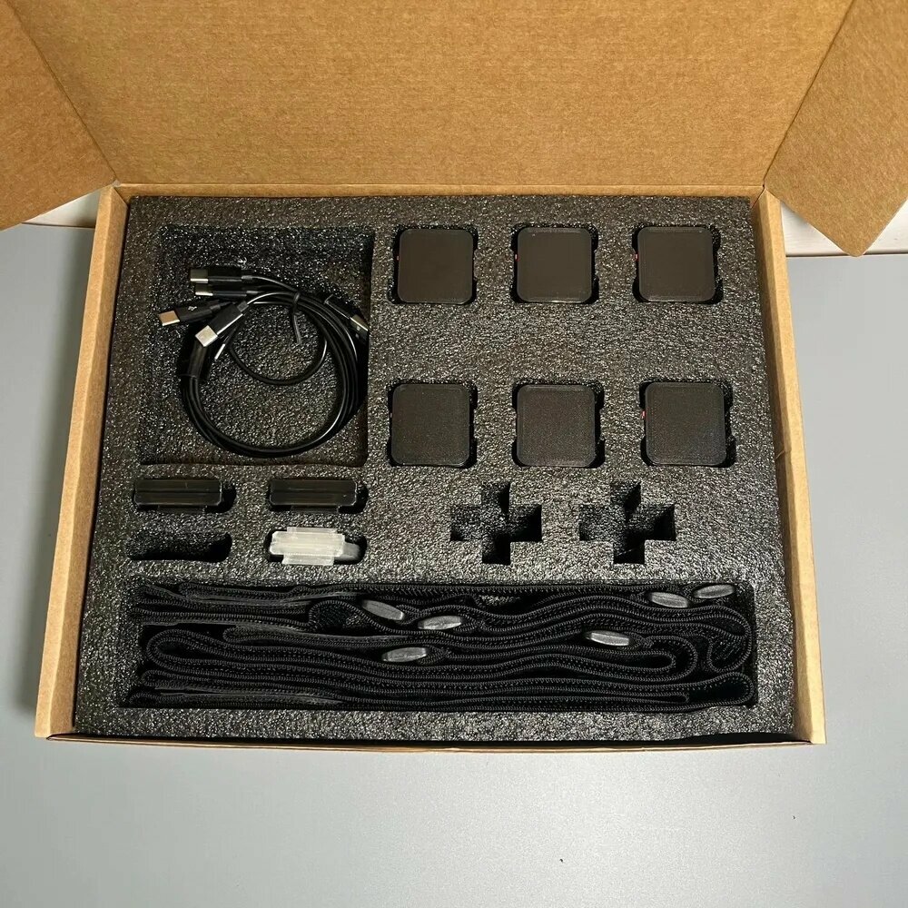 SlimeVR Full Body Tracker Kit - 6 трекеров с LSM6DSR и ESP8266 для VRChat / захвата движения, готовые к использованию, не требующие базовой станции.