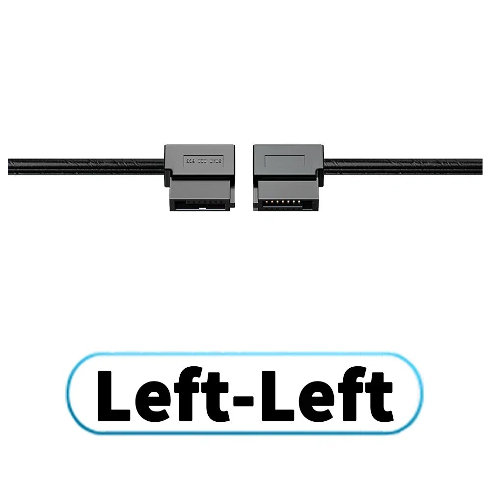 SPEEDIER Кабель SATA 3.0 для жесткого диска 15cm, LEFT-LEFT