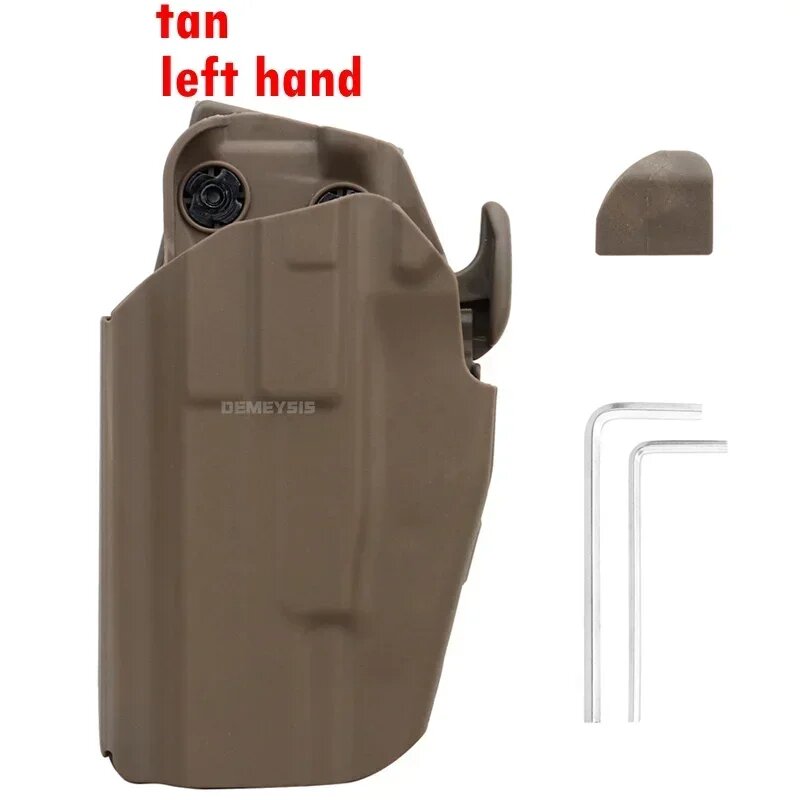 Кобура Demeysis для Glock 17, 20, 21, 22, 31, 37 из нейлона tan left