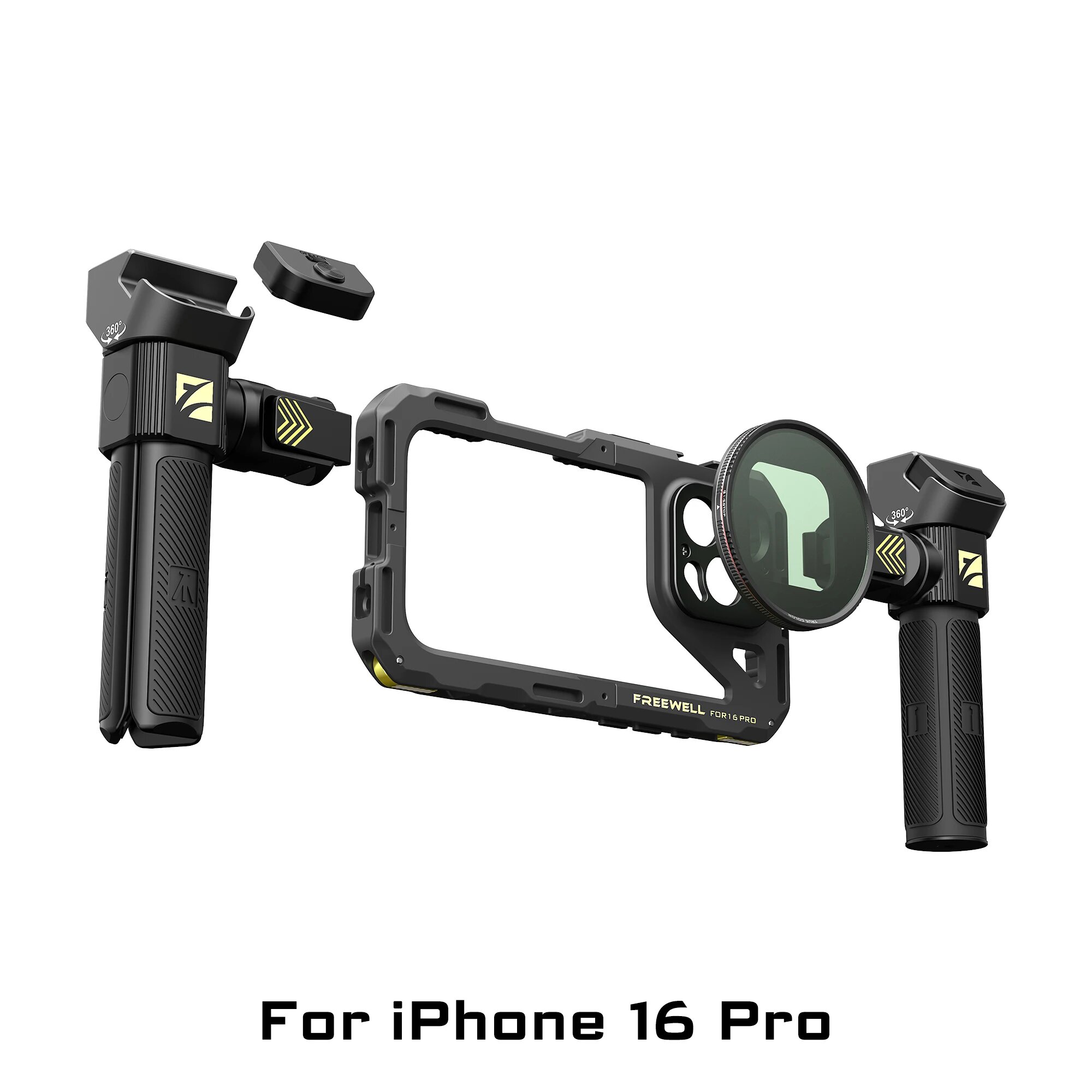Freewell Genius Rig Cage для iPhone 16 Pro, черный