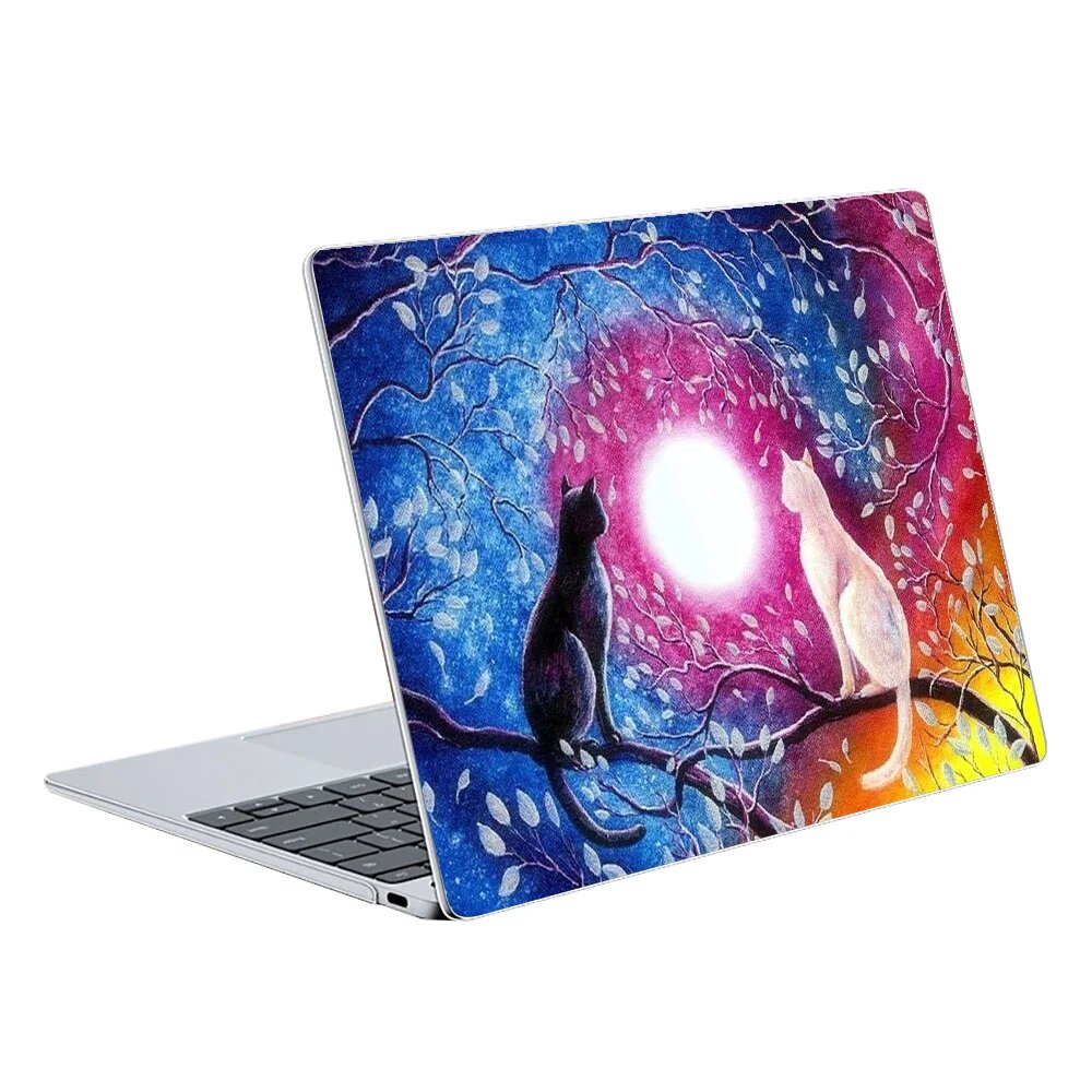 Чехол для ноутбука Cola Bubbles цветочный пластик Huawei MateBook D14 D15 D16 Honor MagicBook 15, 03