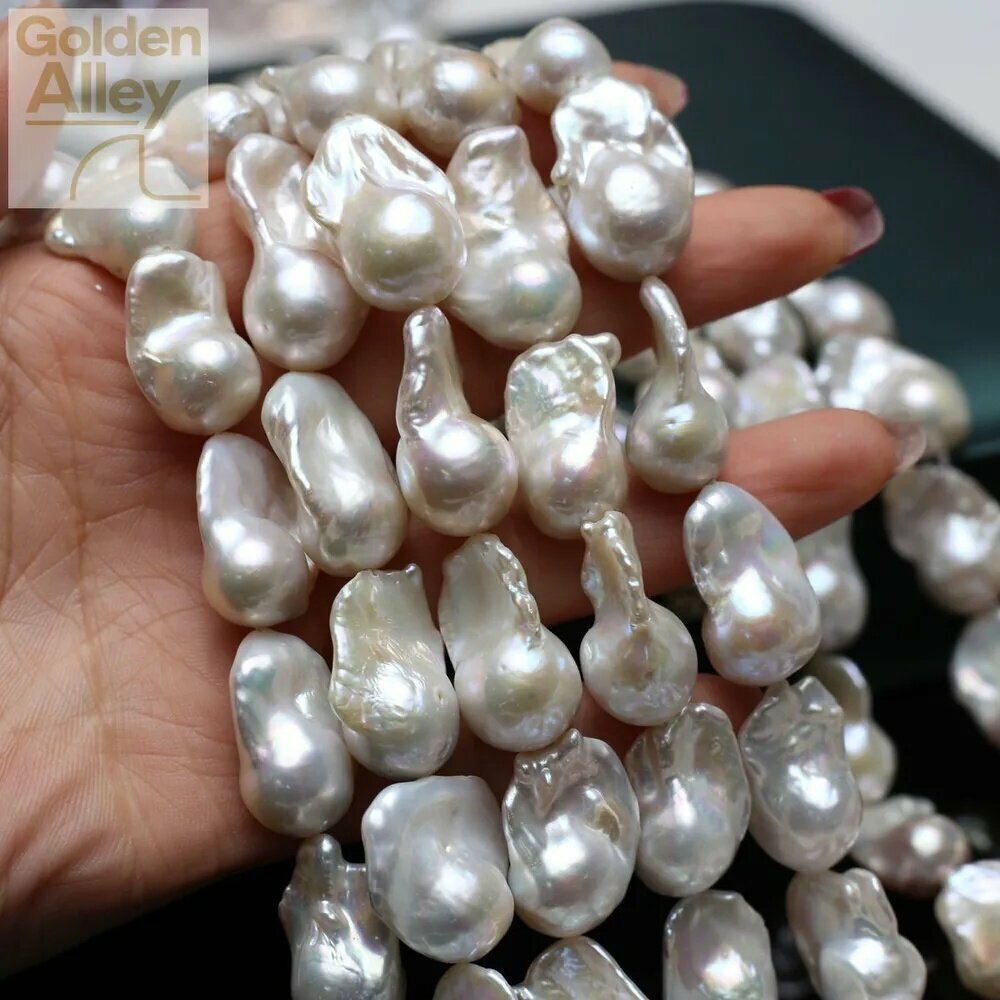 Крупный барочный жемчуг премиум-класса, натуральный, для элитной бижутерии