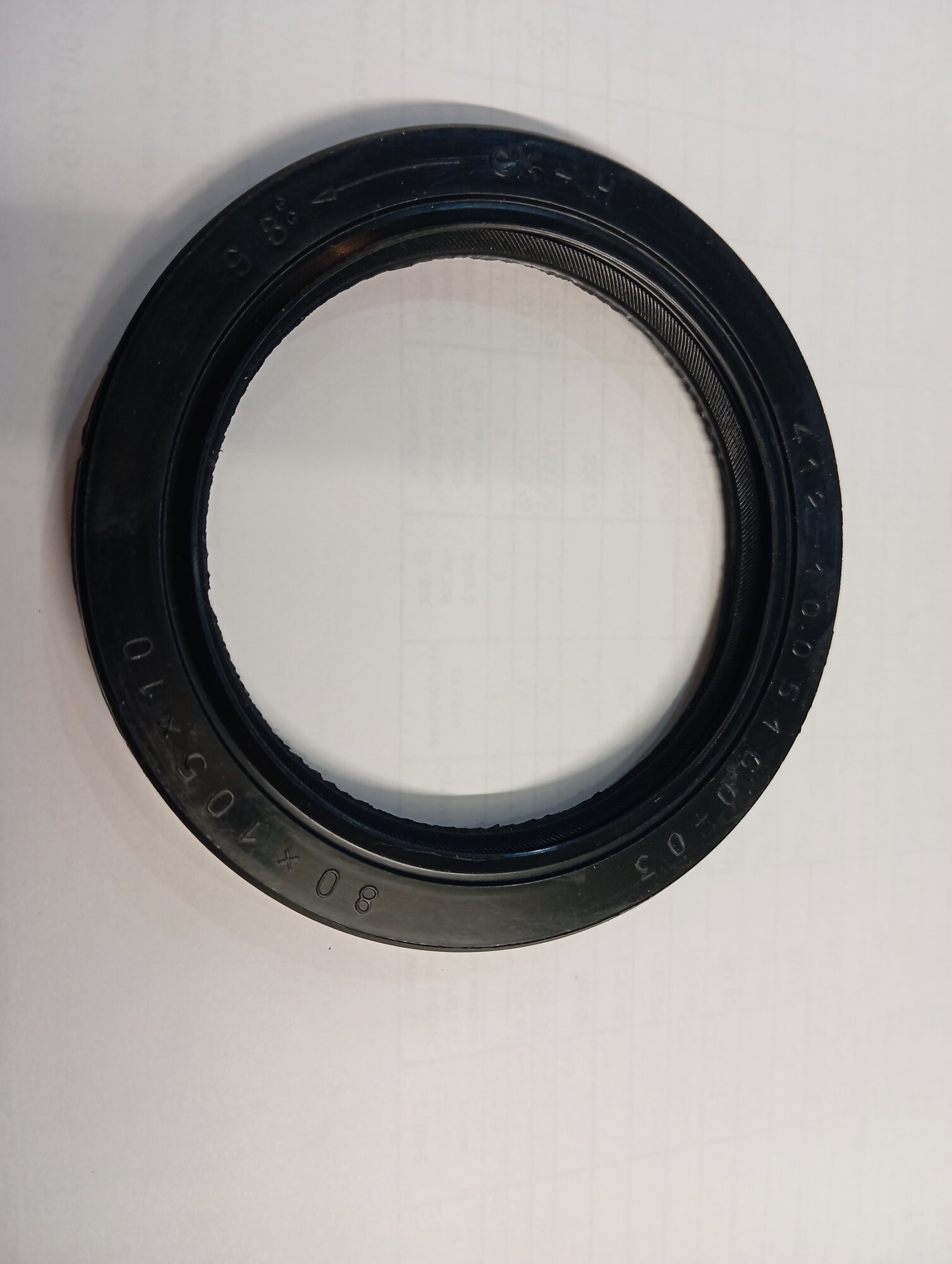 Сальник задний коленвала на москвич 2140-412-1005160-03. размер 80*105*10