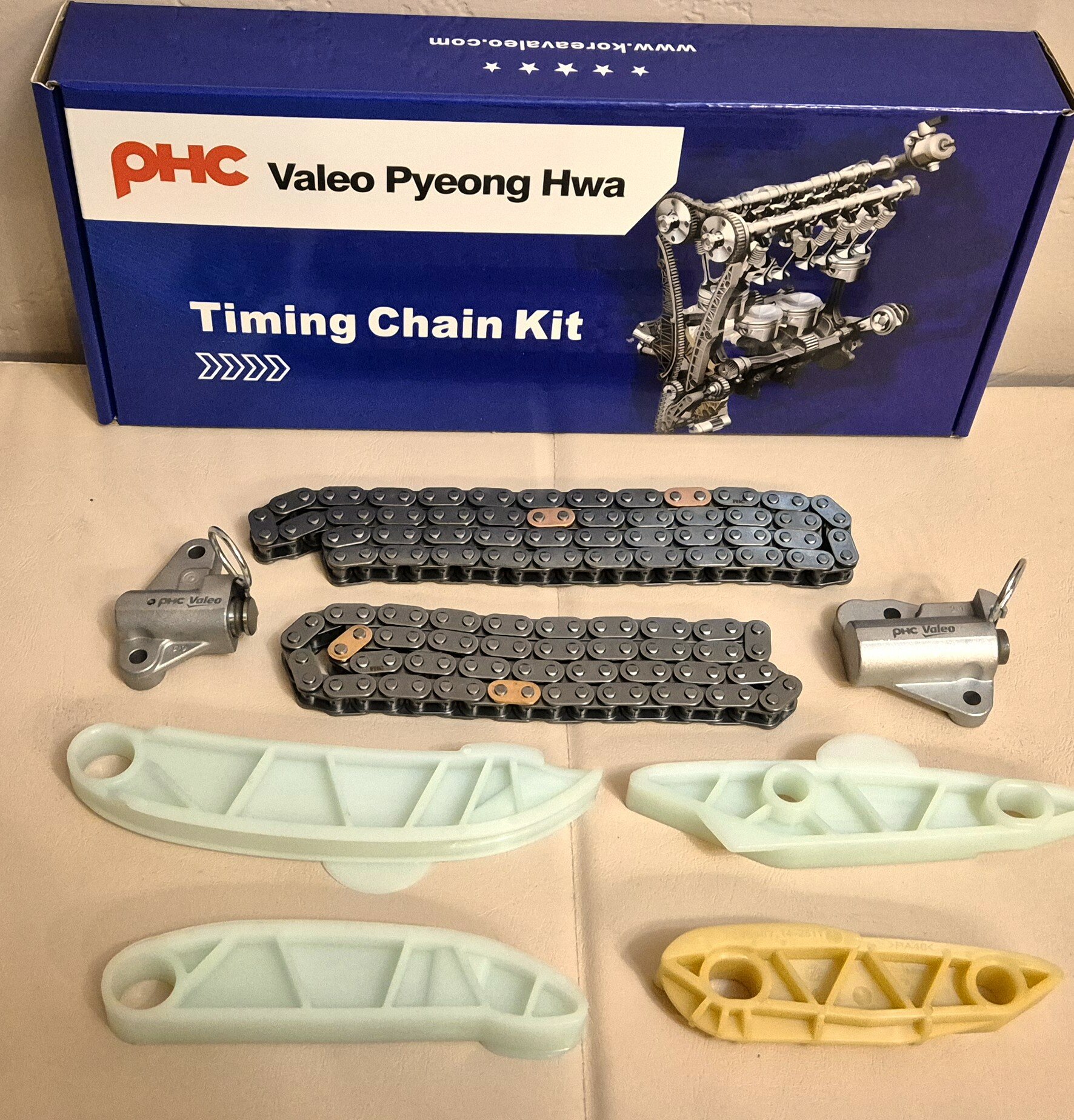 Комплект цепи ГРМ HYUNDAI, KIA, для дизельных двигателей D4HB, D4HA Santa Fe, Palisade, Tucson, Sorento, Sportage