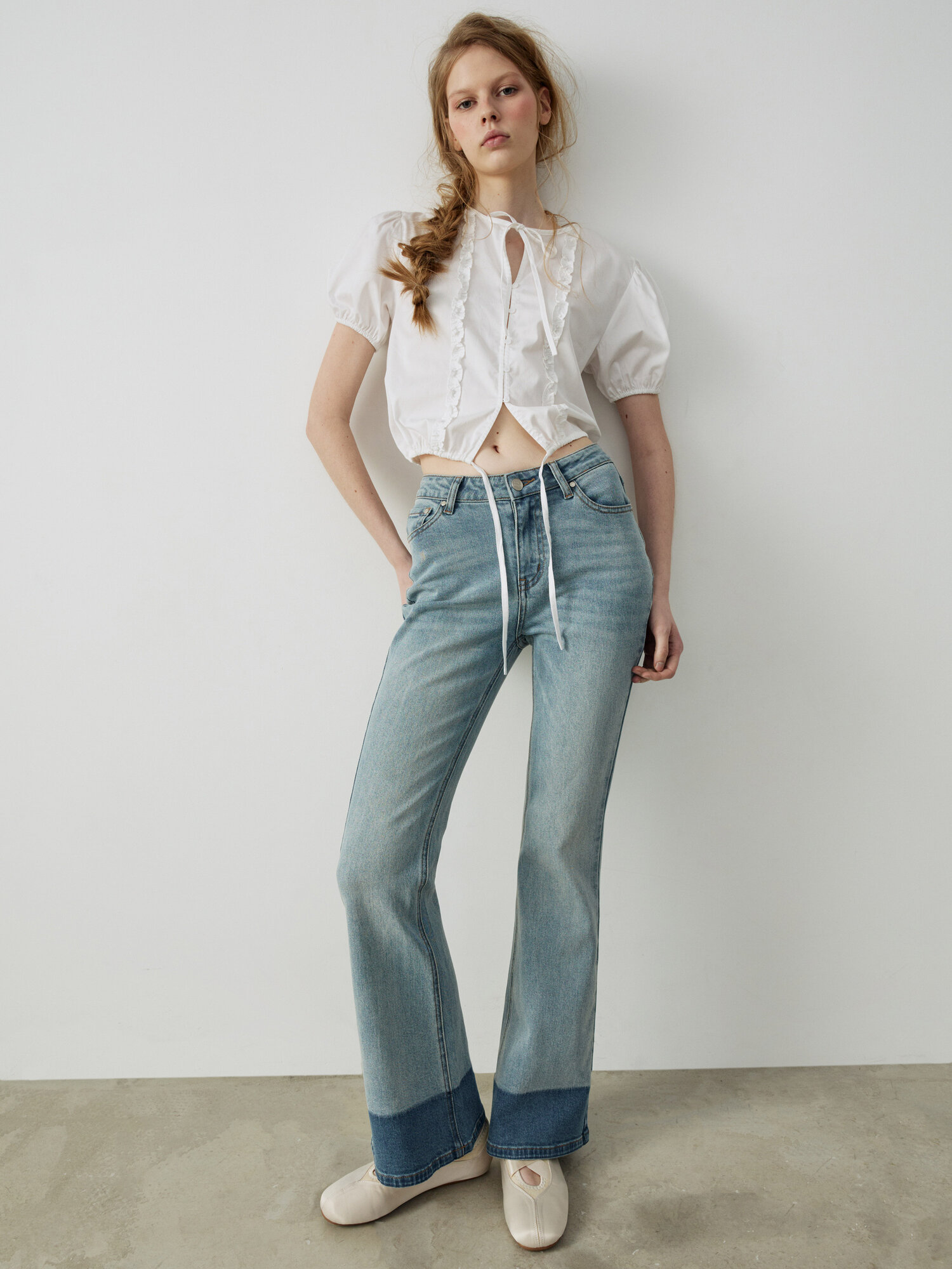 Джинсы клеш Young 