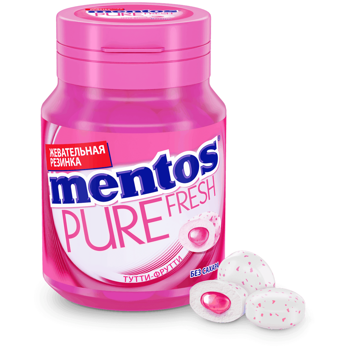 Жевательная резинка Mentos Pure Fresh Тутти-Фрутти 54 г