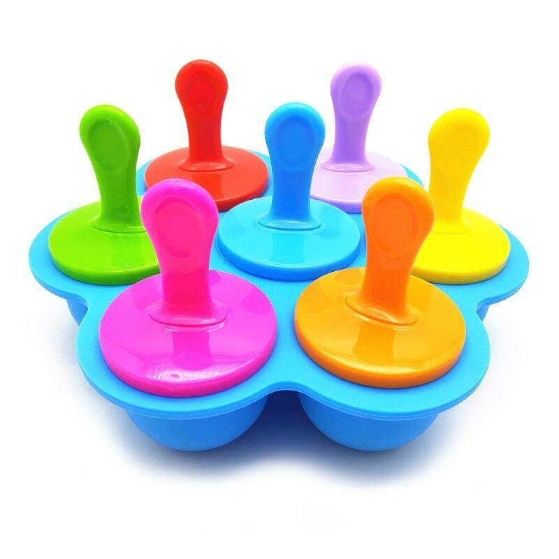 Силиконовая форма для мини-эскимо, Синий