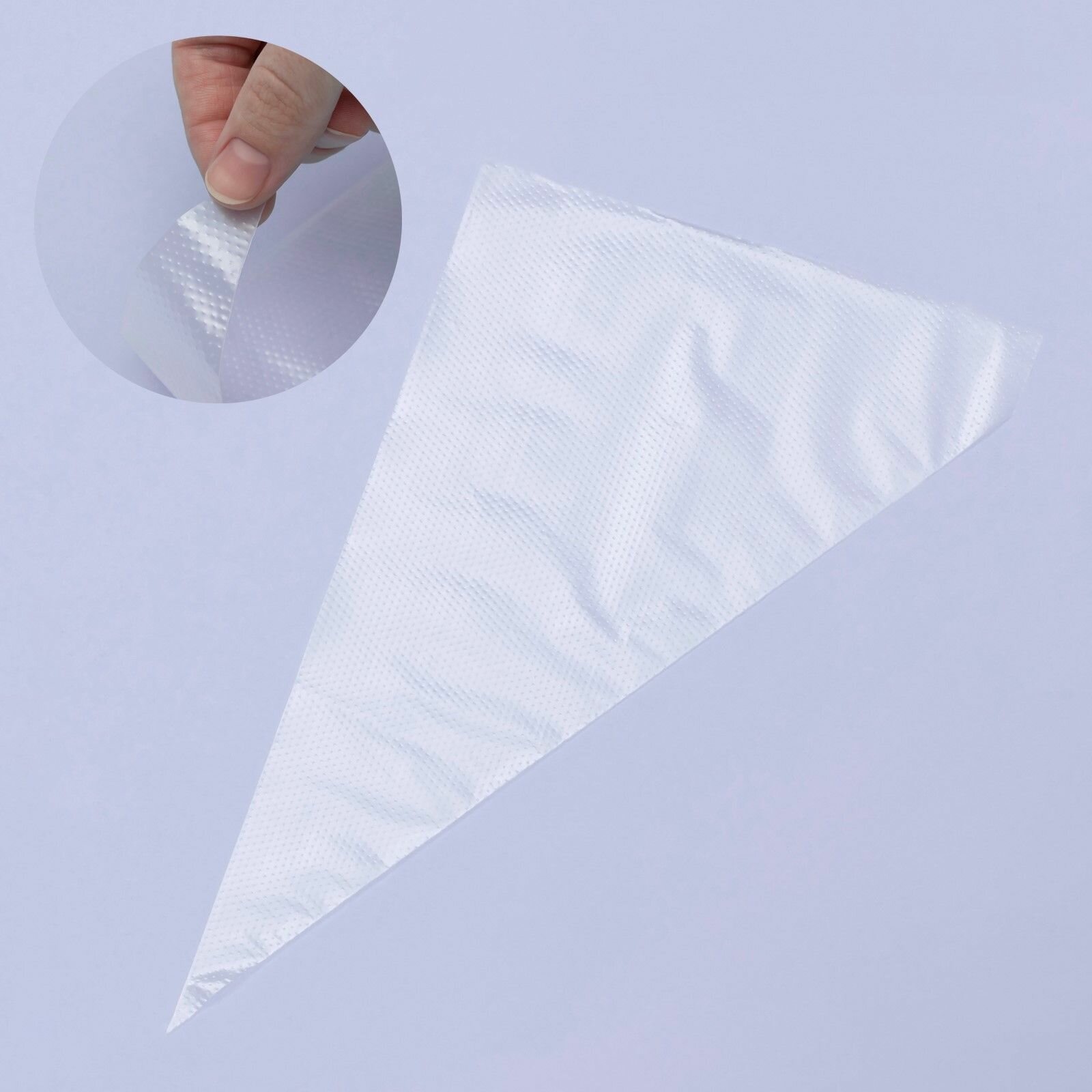 Набор кондитерских мешков 100 шт. одноразовые, 27х17 см, размер S, прозрачный