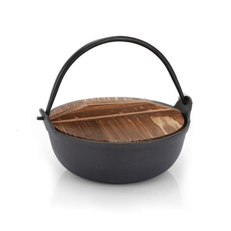 Чугунные котелки для костра с крышкой, 19CM