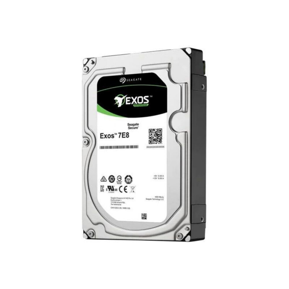 Жесткий диск HDD Seagate 4Tb Exos 7E8, 3.5", 7.2K, 256Mb, 512n, SAS 12Gb/s (ST4000NM003A)