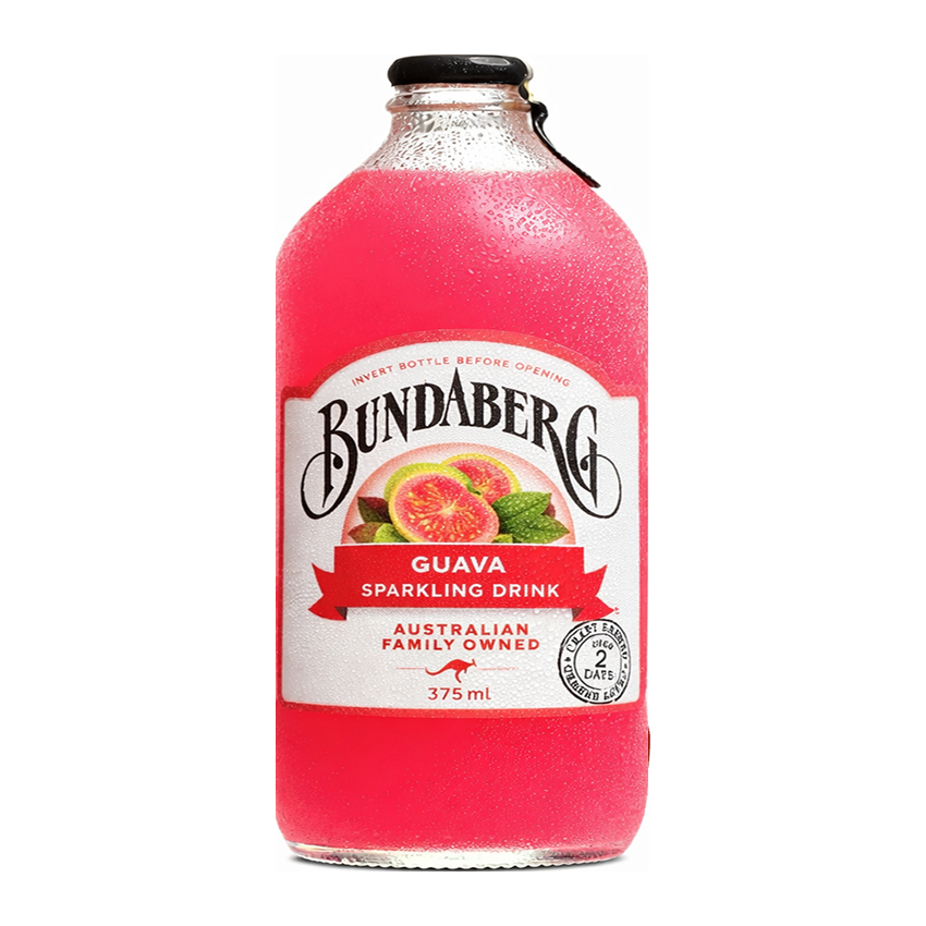 Bundaberg Guava Sparkling Drink газированный лимонад со вкусом гуавы 375 мл