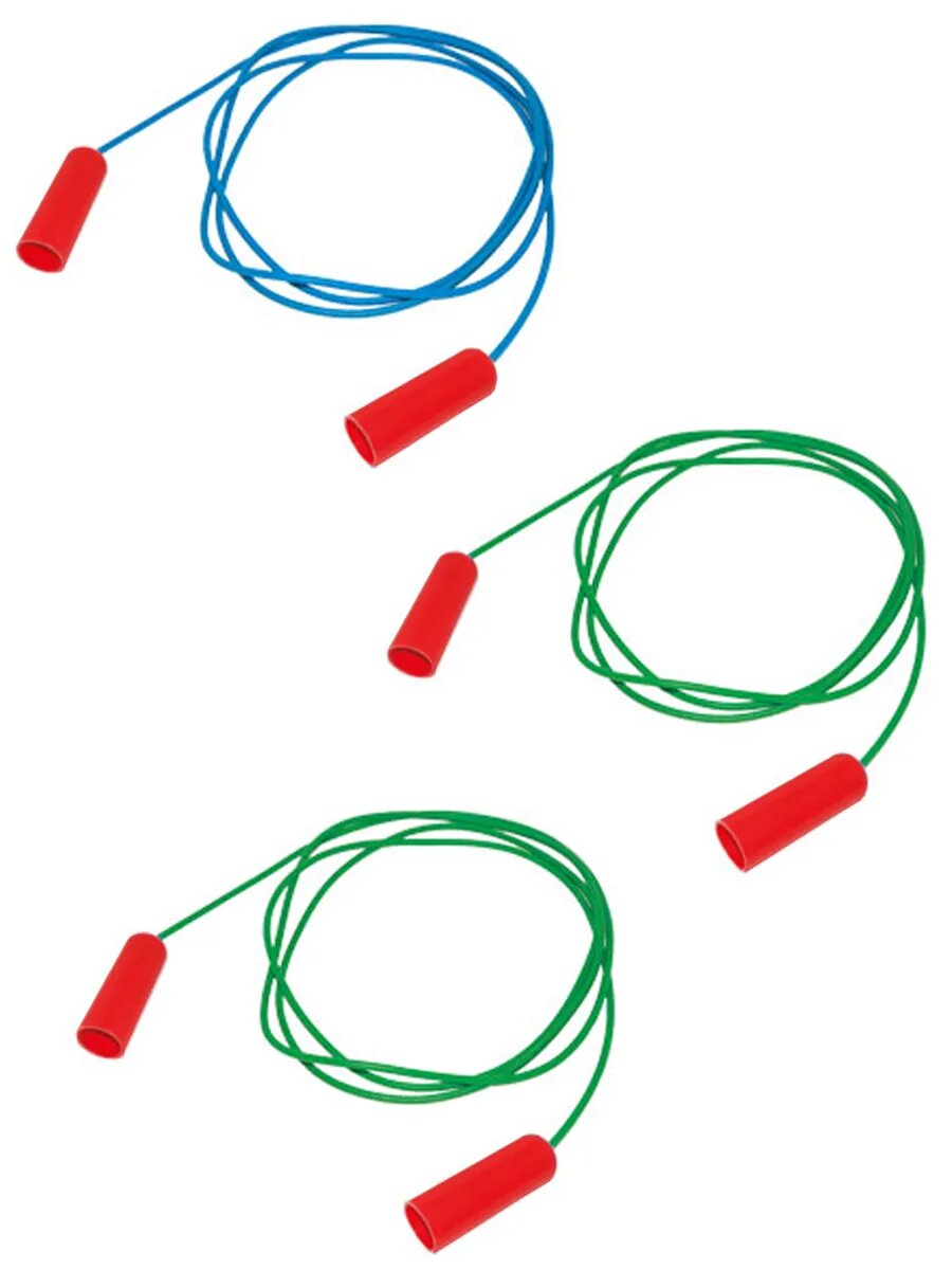 Скакалка спортивная детская гимнастическая - 3 штуки