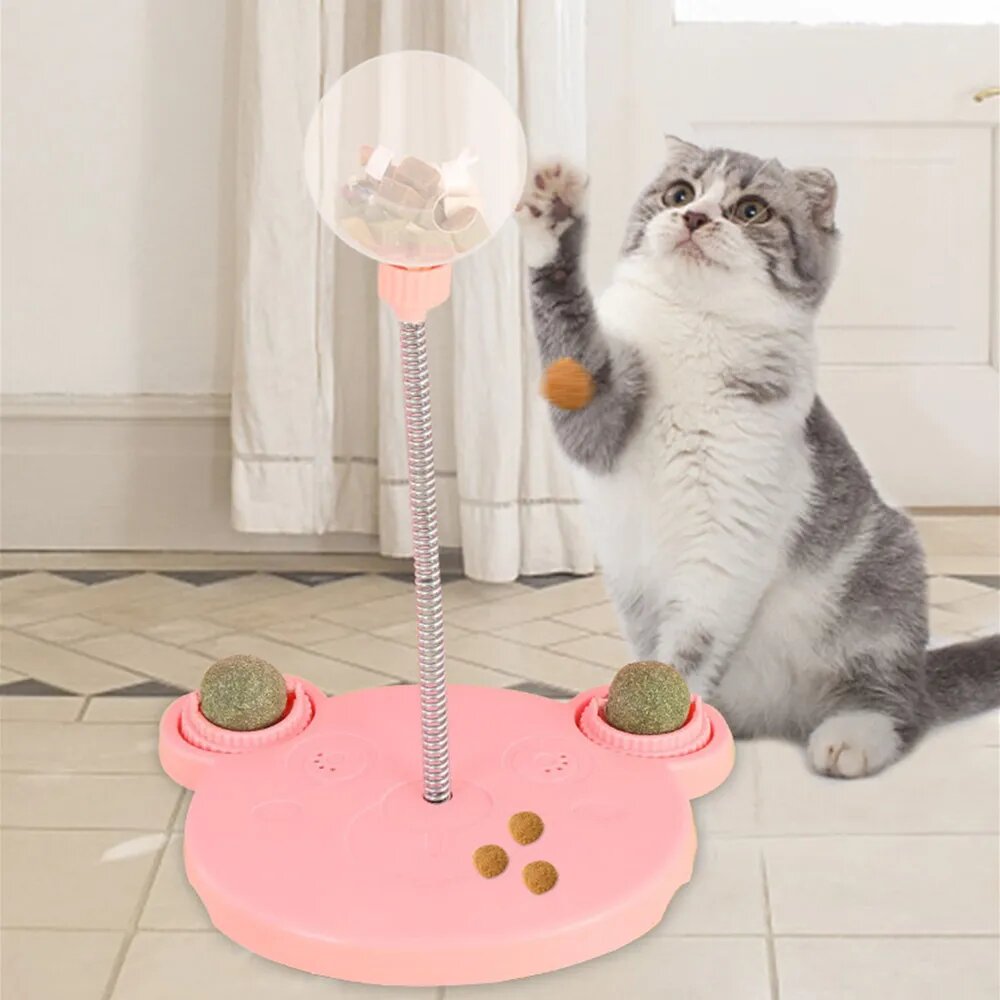 Игрушка головоломка для кошек интерактивная обучающая кормушка дозатор
