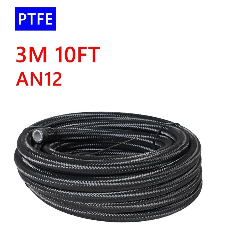 PTFE шланг 3M 10FT AN12 черный