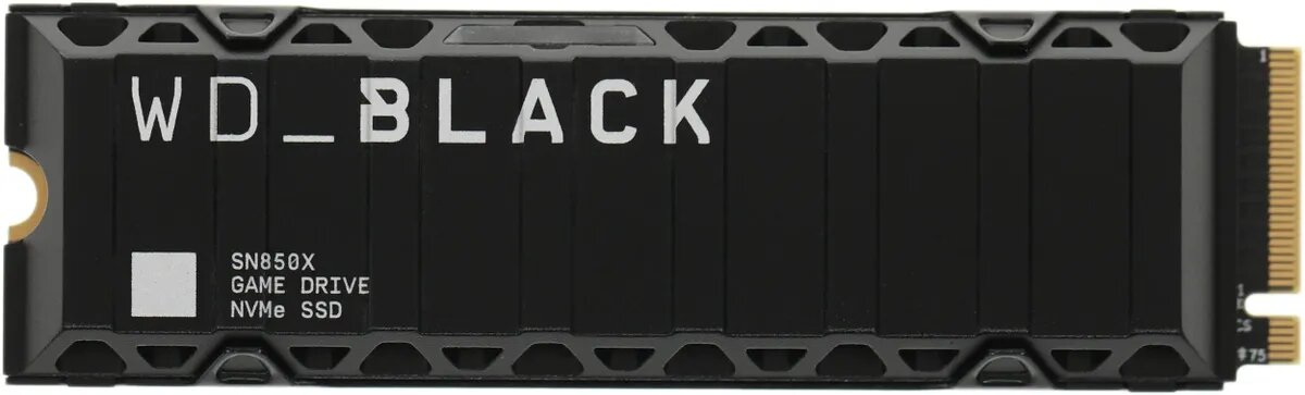 SSD накопитель WD Black SN850X WDS100T2XHE 1ТБ, M.2 2280, PCI-E 4.0 x4, NVMe, M.2