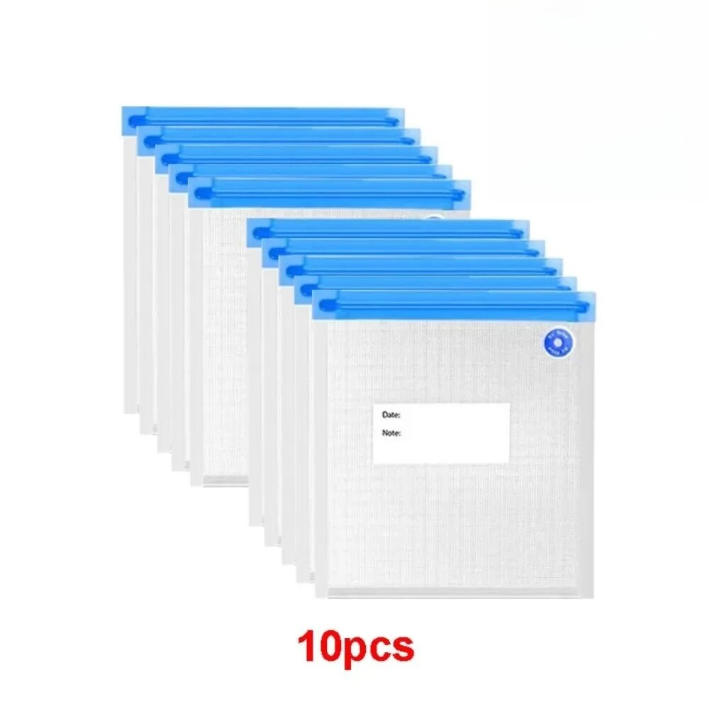 Набор вакуумных пакетов 30x34см, 10 шт, синие
