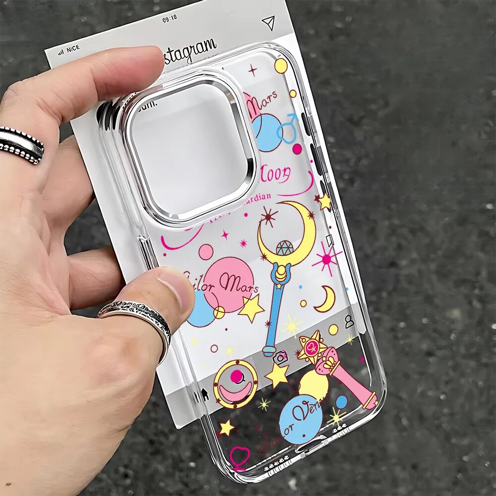 Чехол для телефона Anime S-Sailors M-Moons для iPhone 17 16e 16 LYK-340YJJ121513A8, iPhone 16 Plus