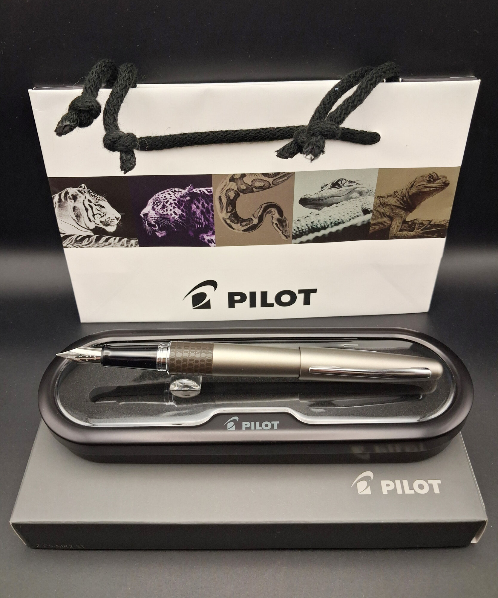 Перьевая ручка PILOT MR Animal Collection: Бронзовая Ящерица, перо M