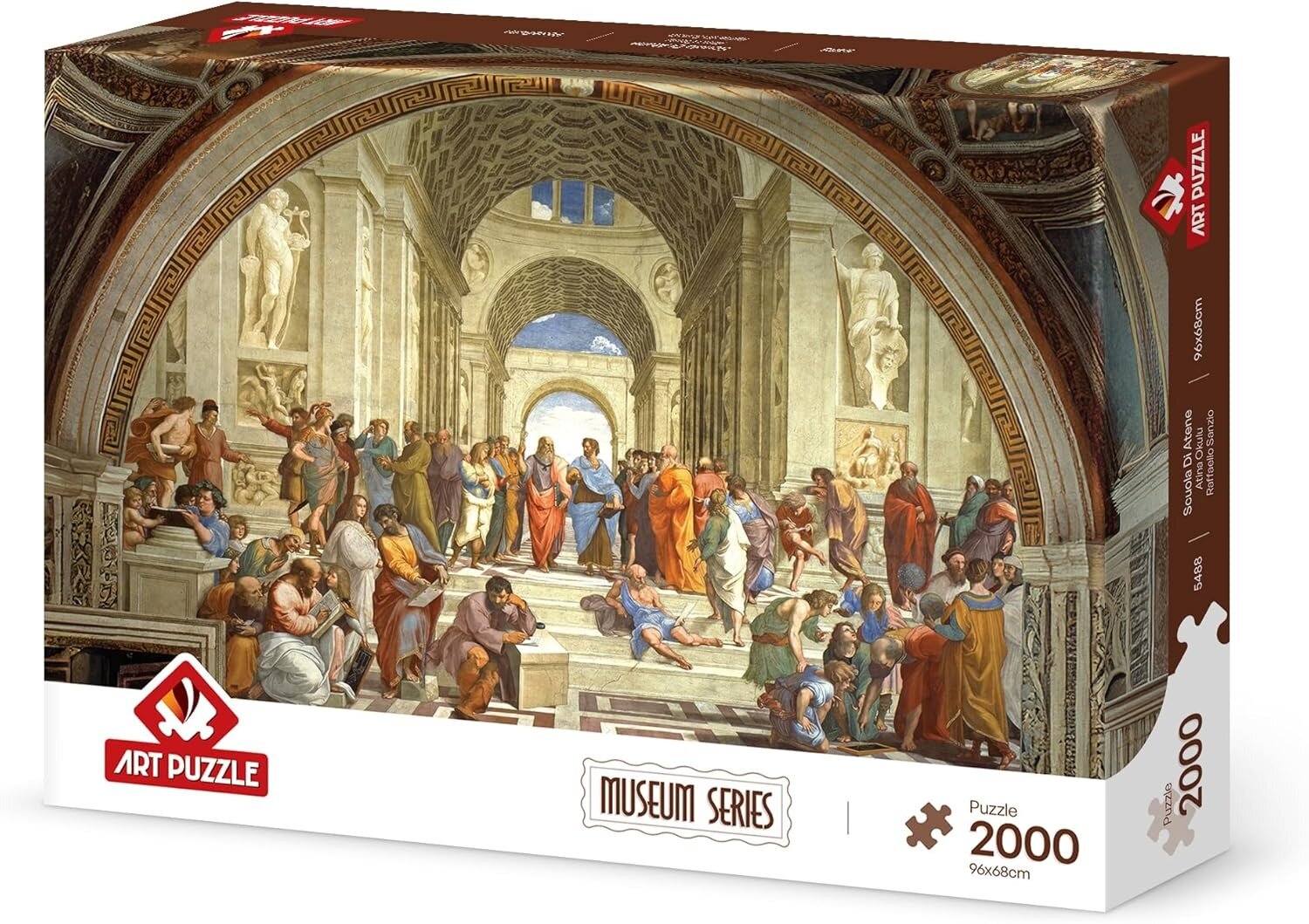 Пазл для взрослых Art Puzzle 2000 деталей, элементов: Афинская школа