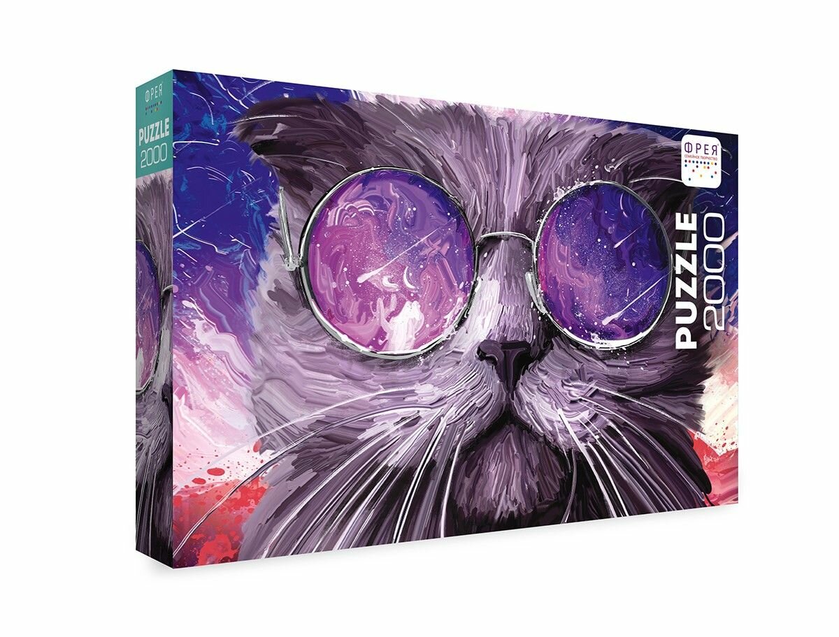 Пазлы 2000 элементов "Космо-кот"