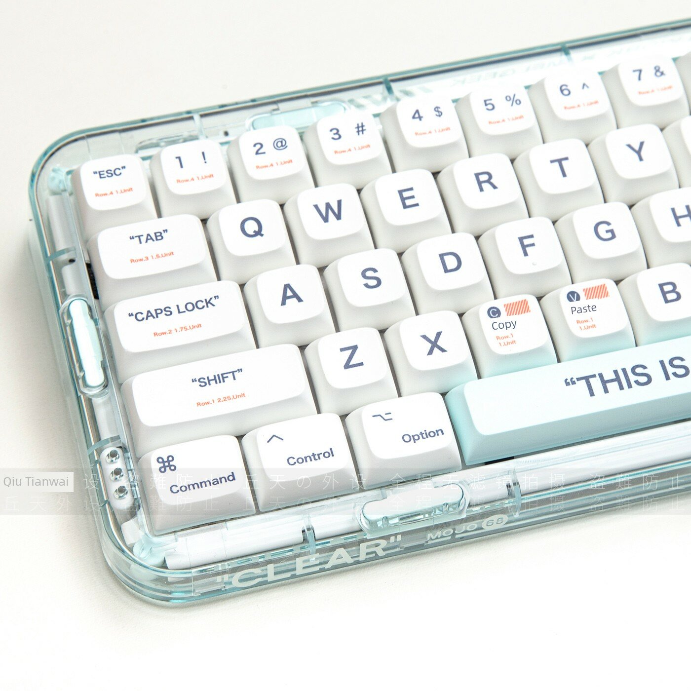 Пластиковые кейкапы MAC, профиль XDA, PBT, сублимационная печать, IKBC Ningzhi Langpai 68/61/64/84/87/98/104 В пакетах