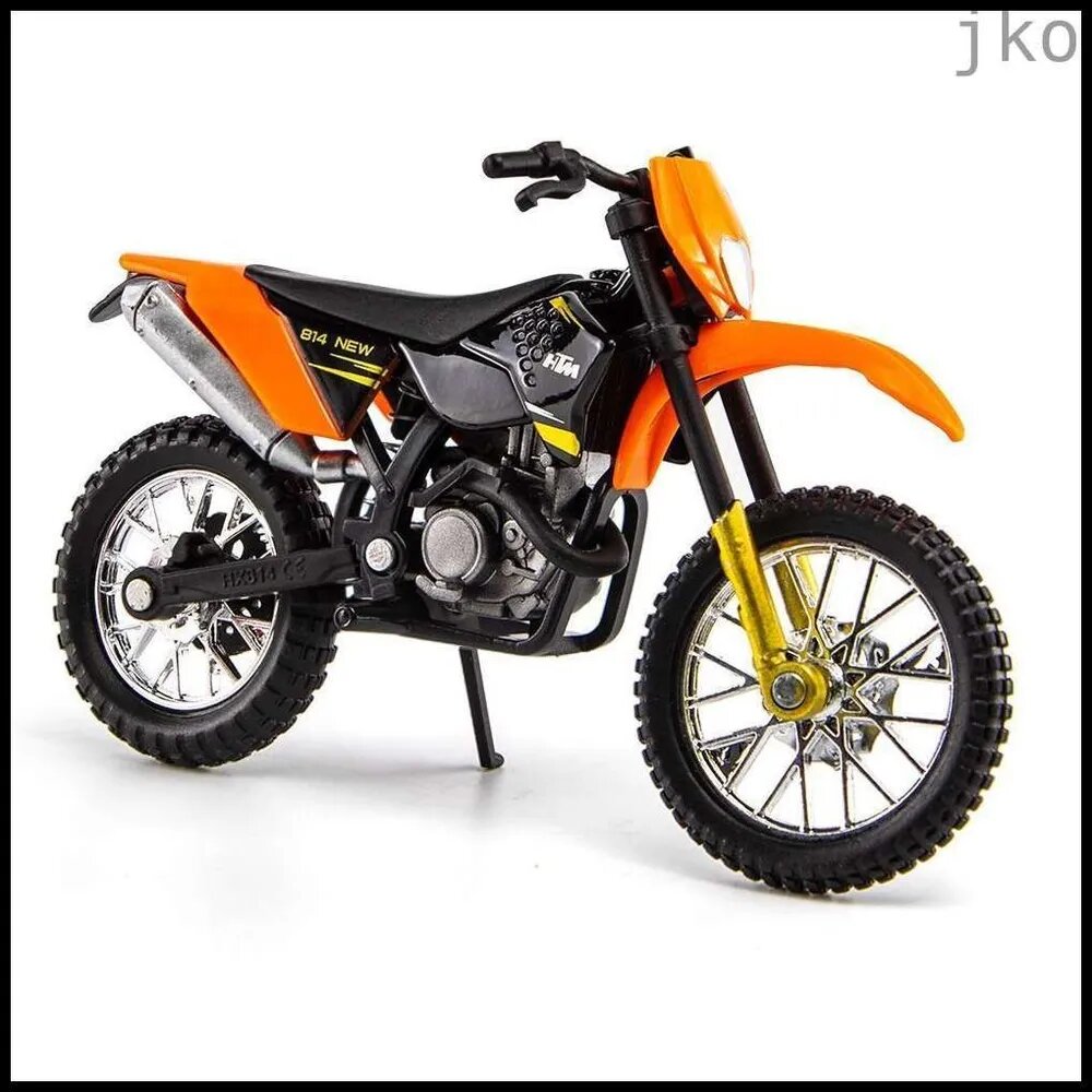 Самый популярный в 2025 году KTM мотоцикл игрушечный 1/18 масштаб Оранжевый