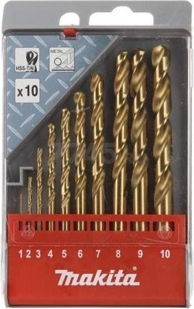 Набор сверл Makita D-43561, 10 шт