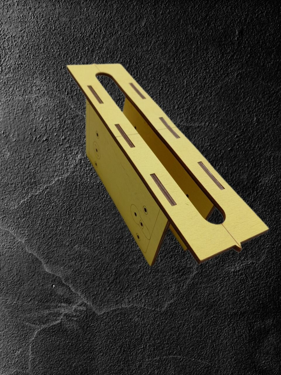 Шаблон для врезки дверных замков и ручек 196*18