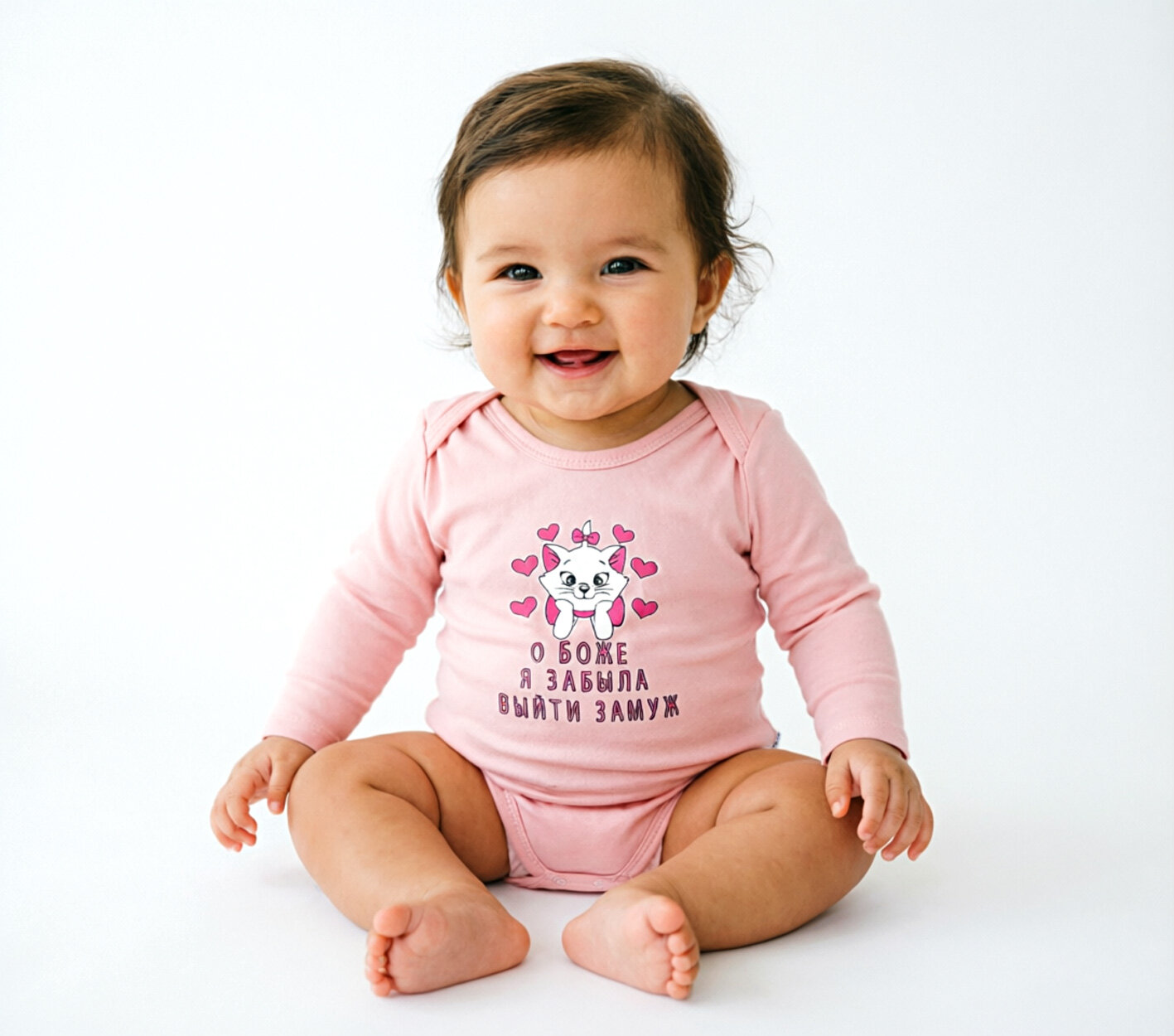 Боди Боди с длинным рукавом для новорожденных