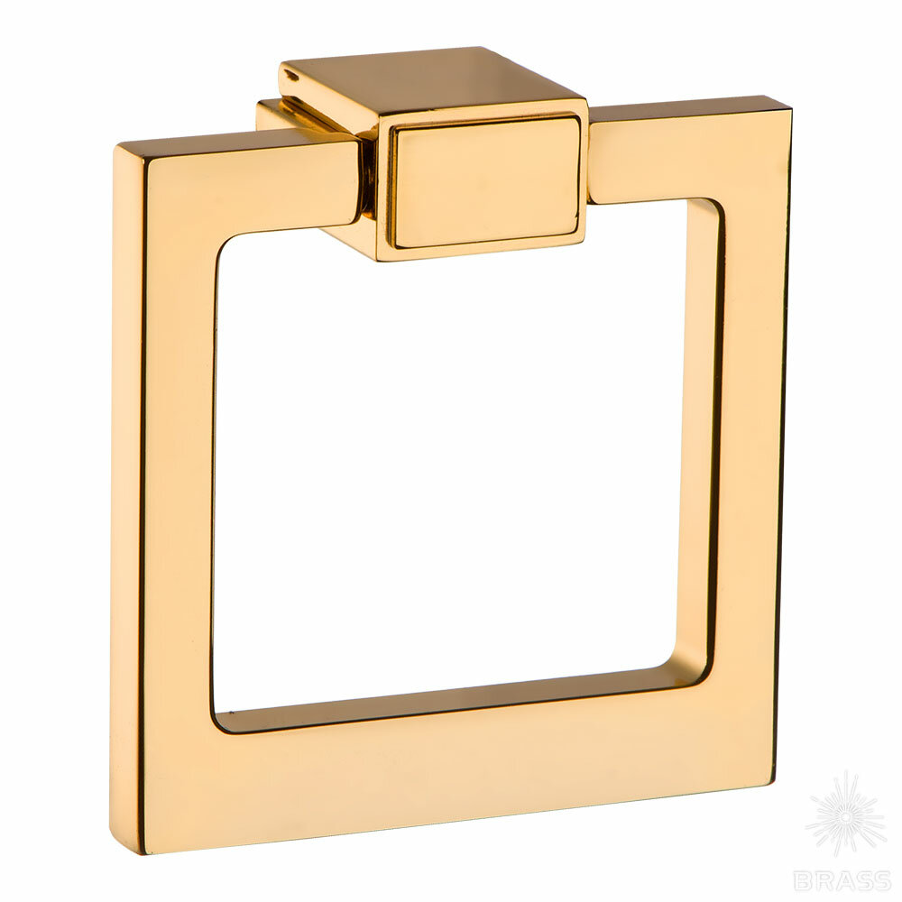 BU 014.50.19 Ручка кольцо модерн, глянцевое золото, 1 шт, Италия