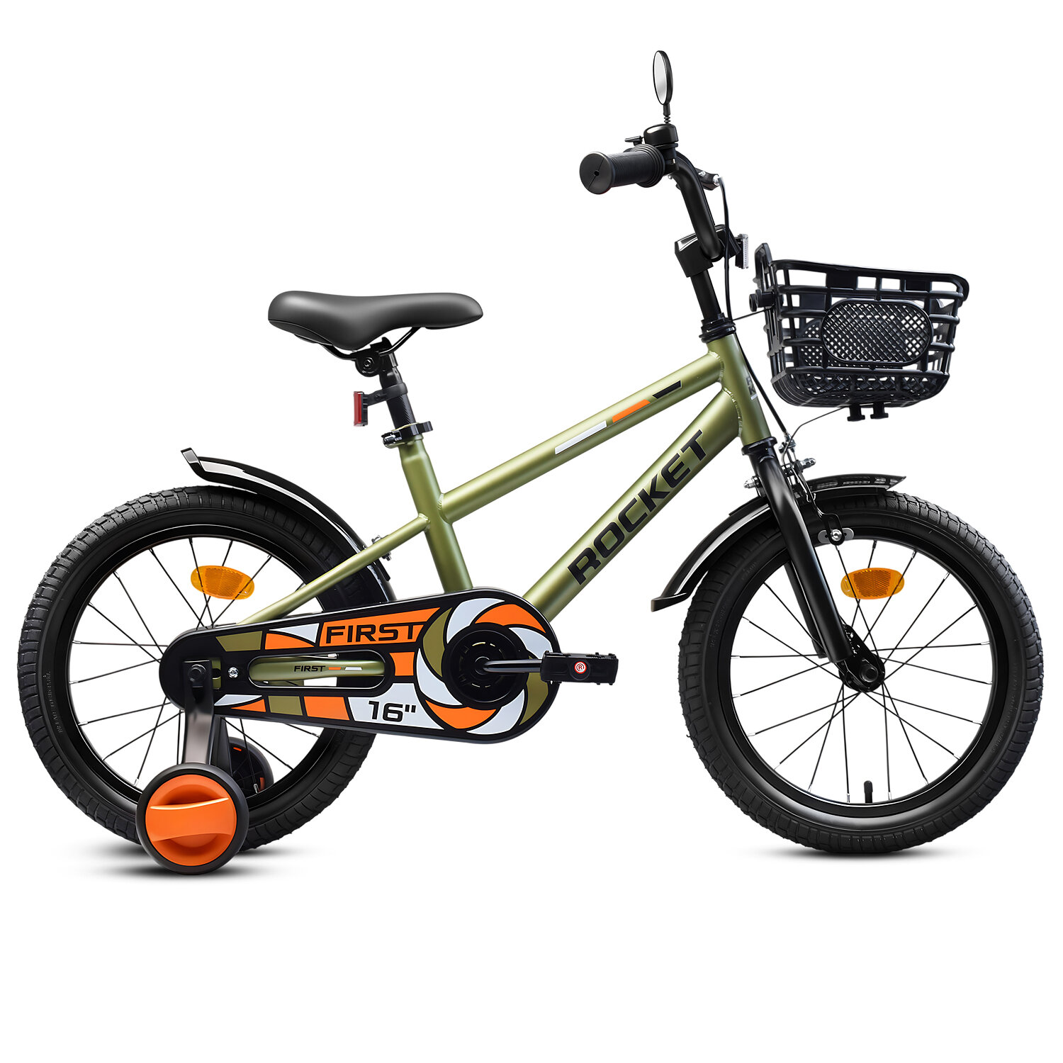 Велосипед 16" Rocket First, цвет хаки, рост 110 - 125 см.(5-7 лет)