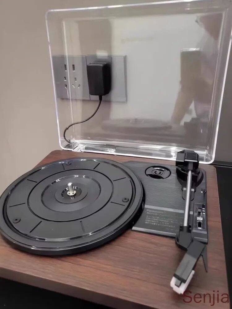 Виниловый проигрыватель Panasonic, винил, aux, Bluetooth, 3-ступенчатая регулировка скорости, Китай