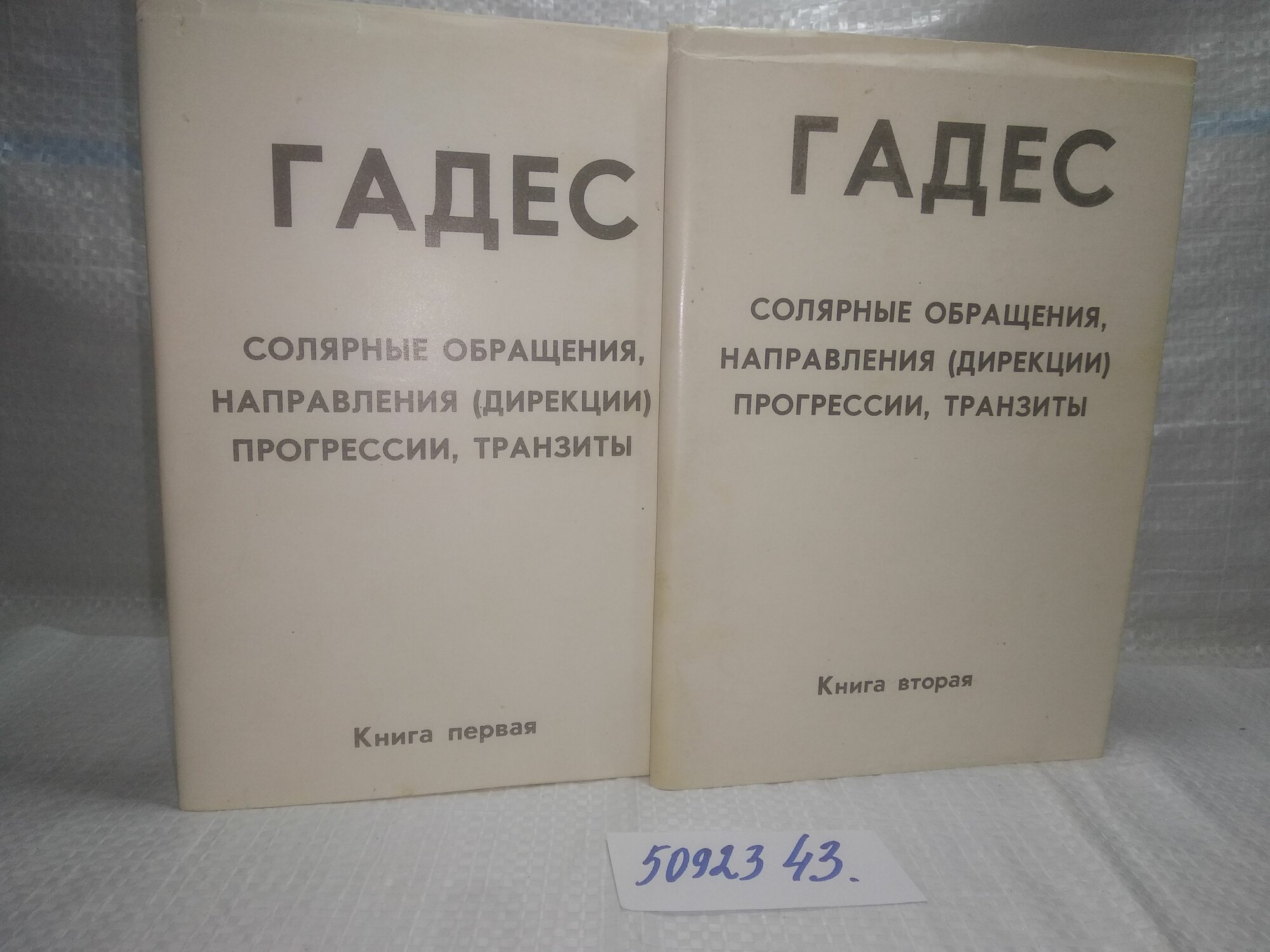 Гадес. Солярные обращения, направления (дирекции) прогрессии, транзиты. В двух книгах