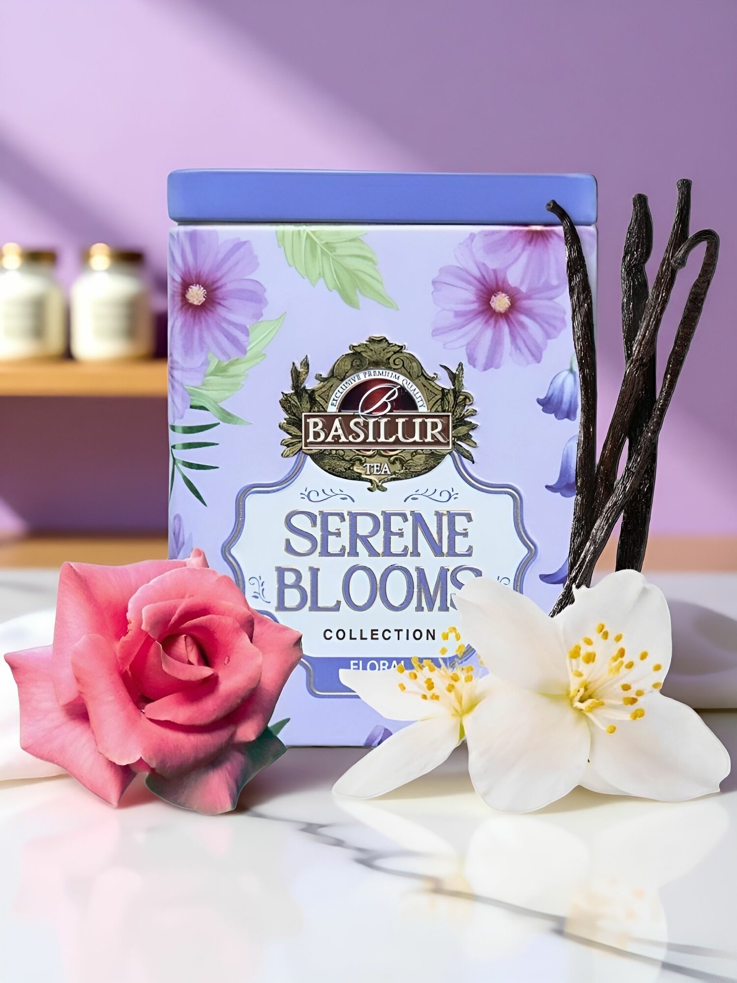Чай Basilur "Безмятежные Цветы" Цветочная Мечта 75г ж/б