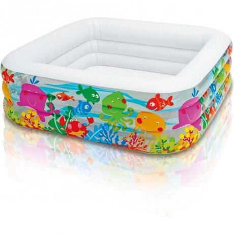 Бассейн надувной INTEX Аквариум, 57471, 159x159x50